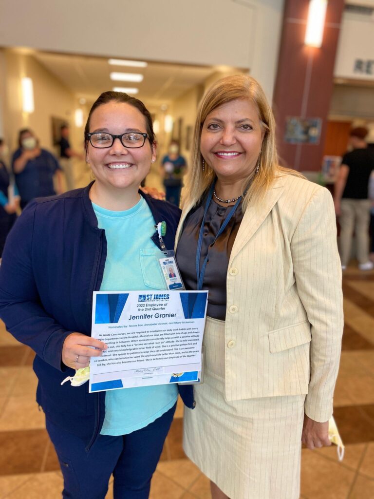 2022 Employee of the 2nd Quarter - St. James Parish Hospital